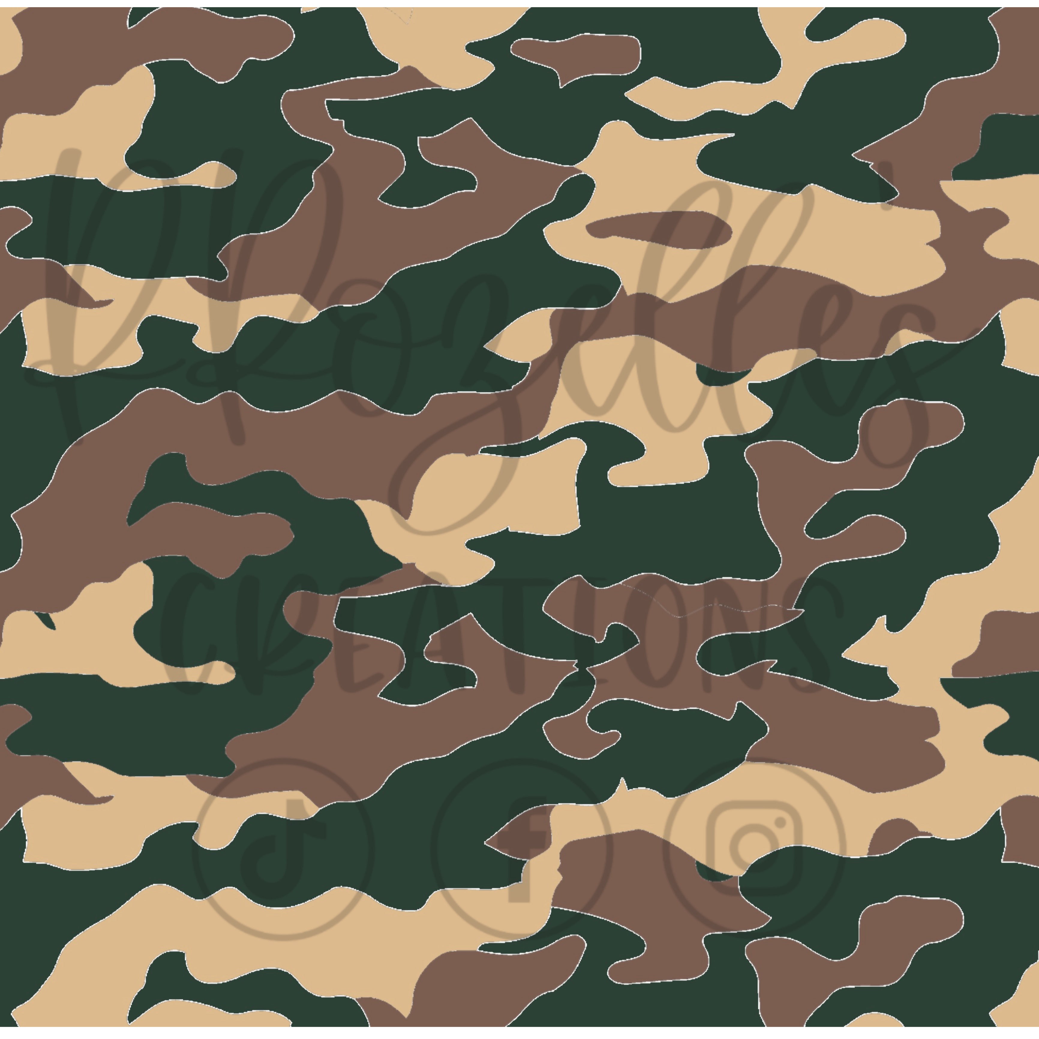 Camo One- SVG Template – RRozelle's Creations