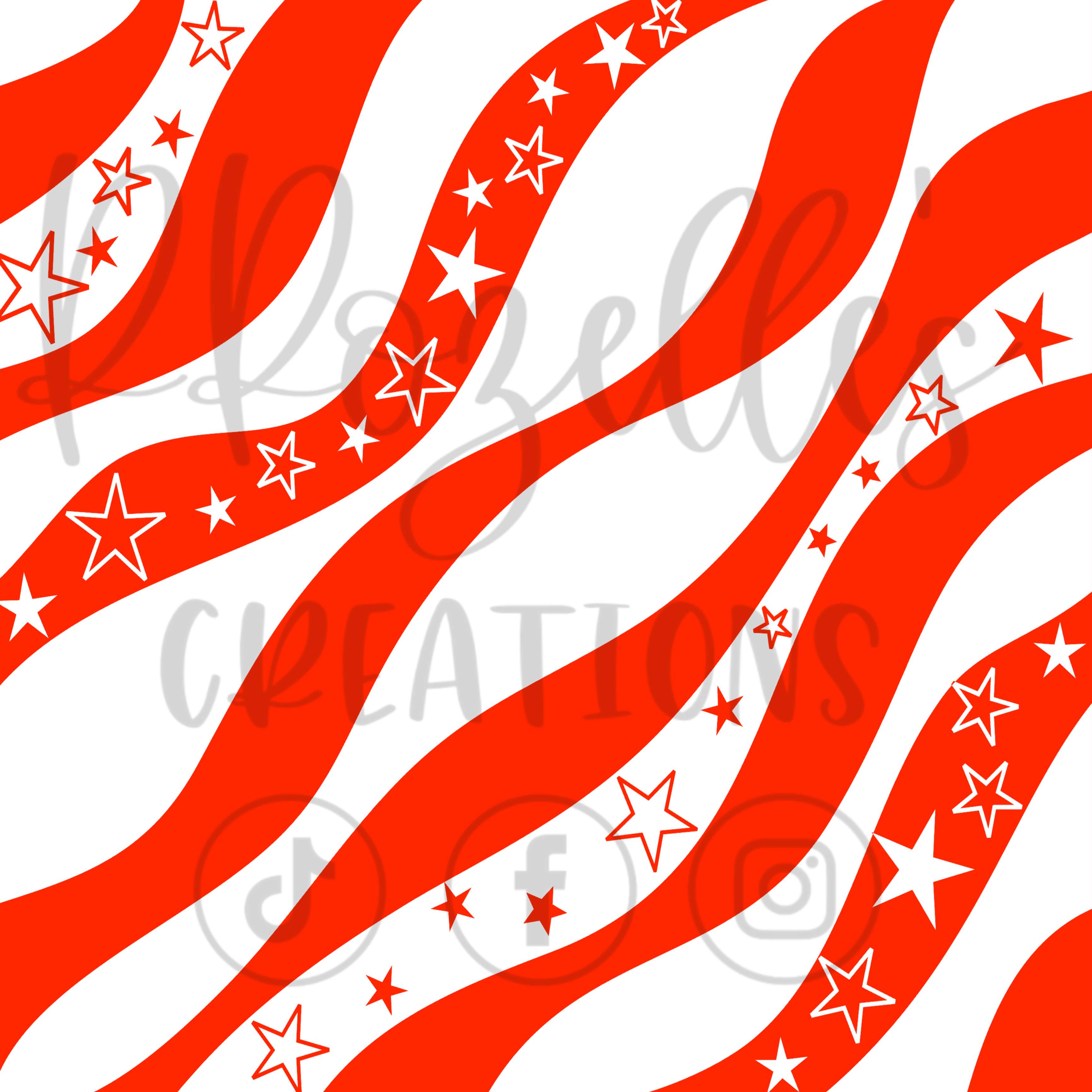 Star Swirly Banner OFFSET SVG Template – RRozelle's Creations