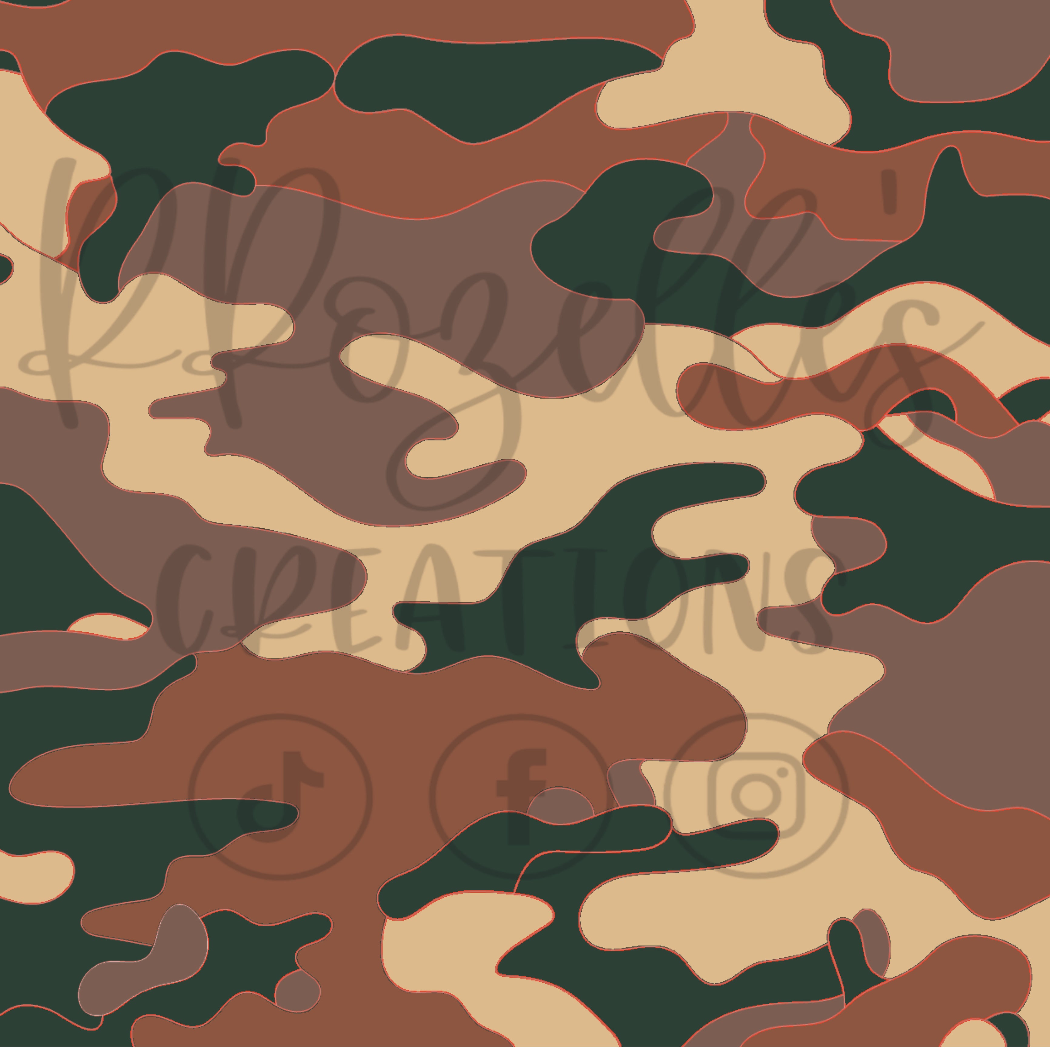 Camo TWO- SVG Template – RRozelle's Creations