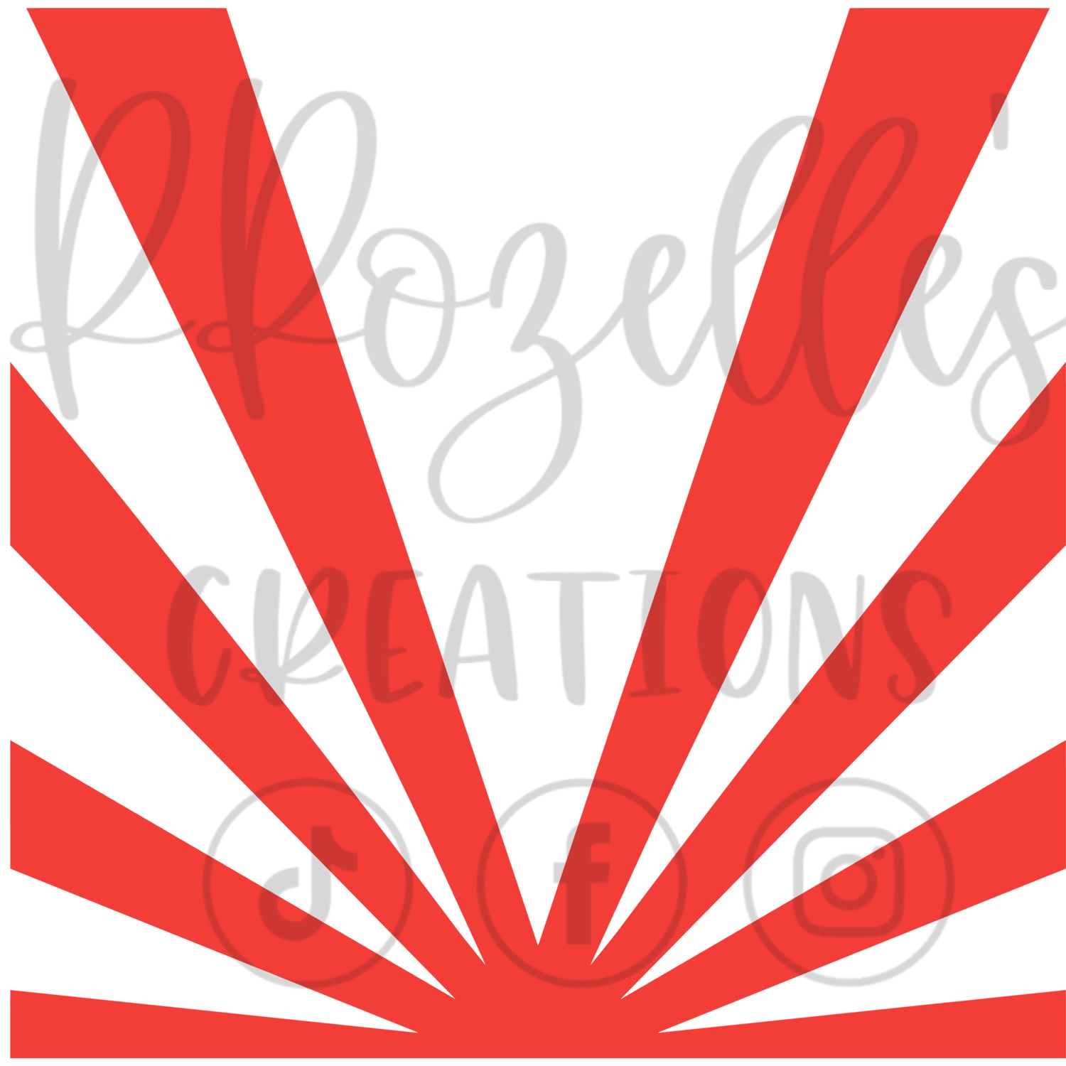 Sun Ray Burst Template – RRozelle's Creations