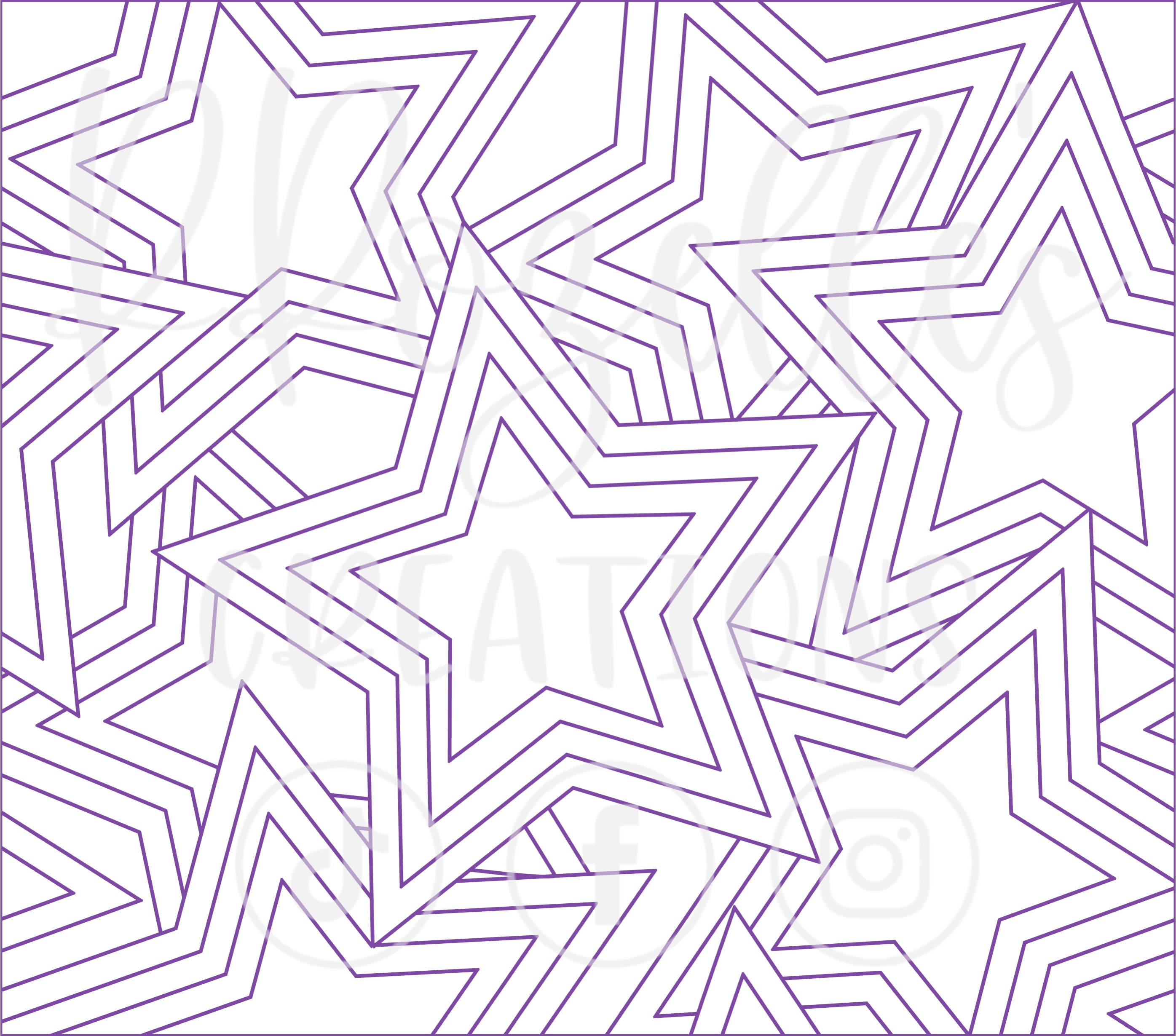 Stargazer Burst- SVG Template – RRozelle's Creations